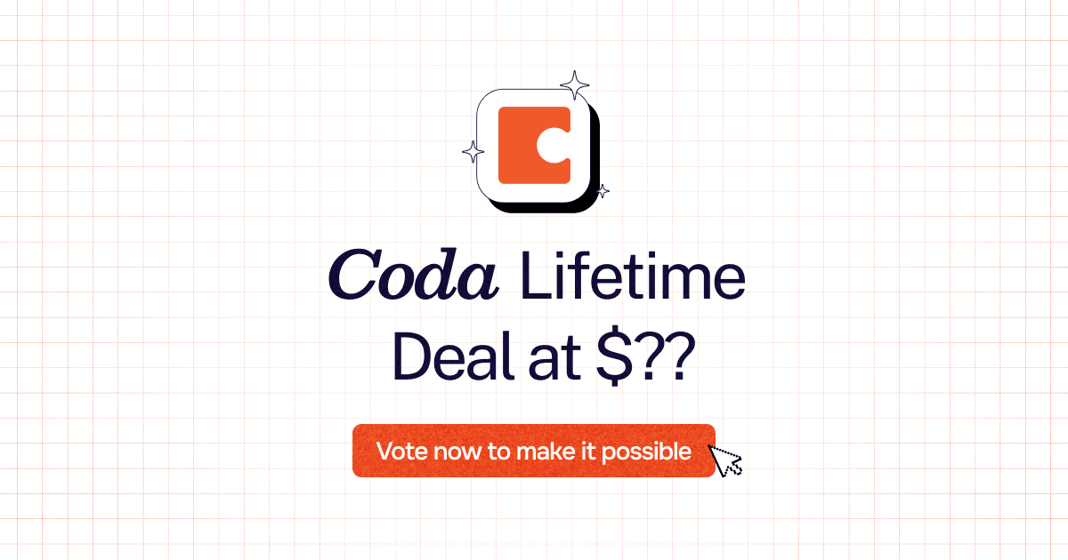 Coda Lifetime Deal: Empower Your Work, One-Time Payment
