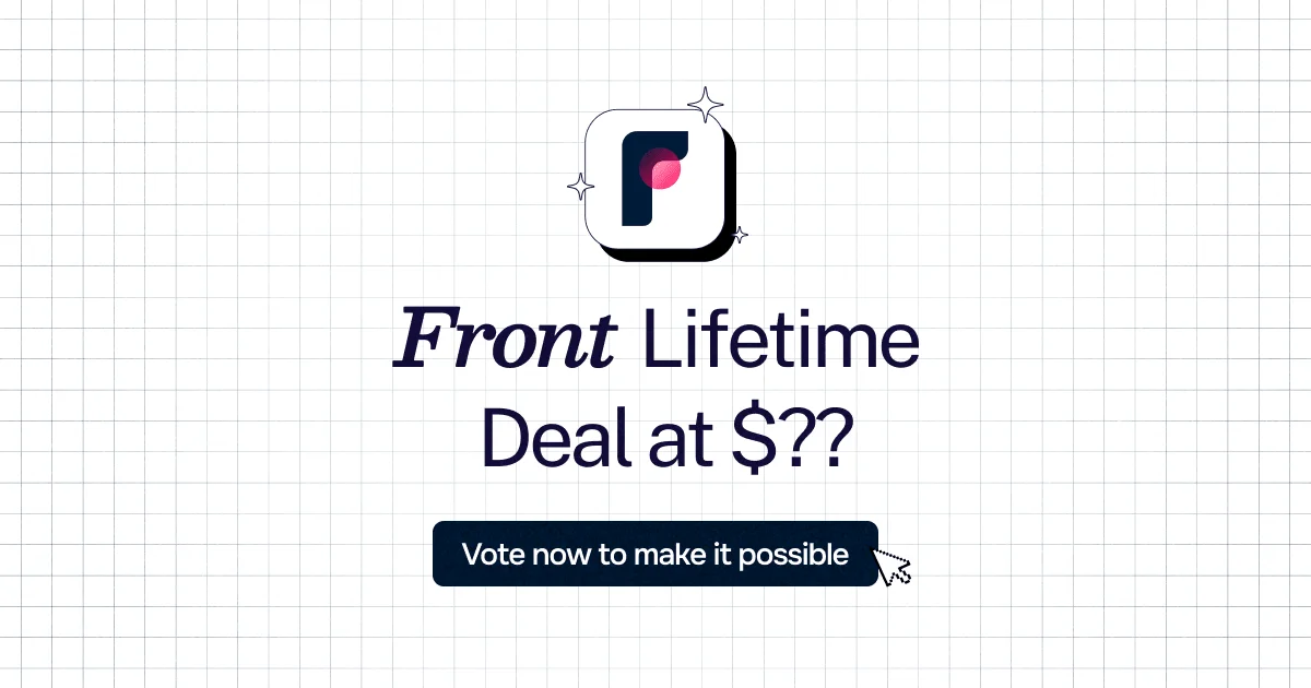 Front Lifetime Deal: Premium Team Communication Forever!