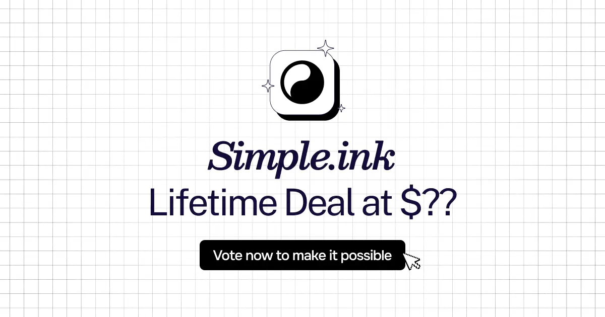Simple.ink Lifetime Deal: No More Recurring Expenses