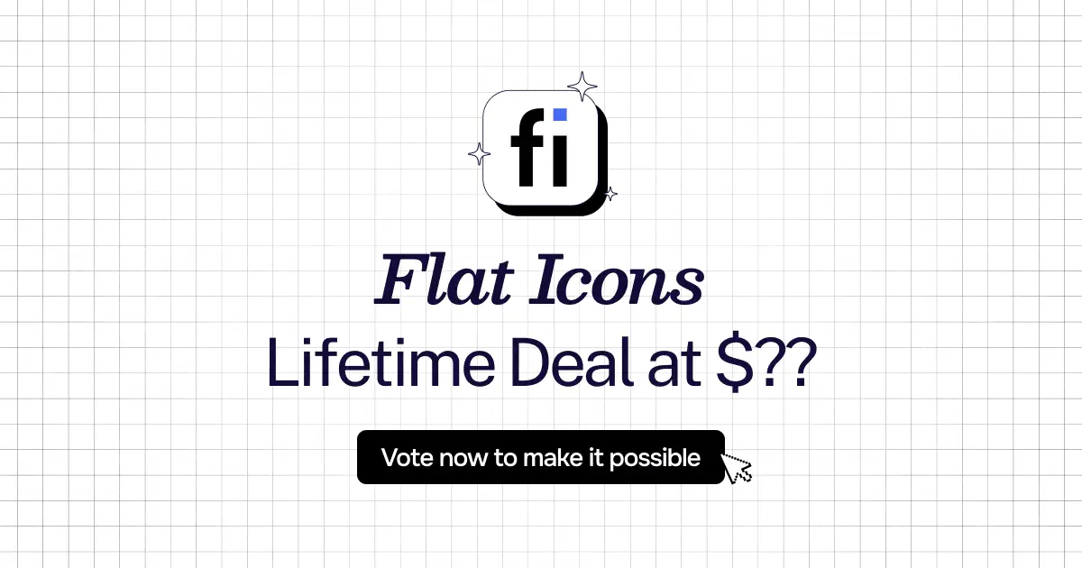 Flat Icons Lifetime Deal: Say Goodbye to Monthly Fees