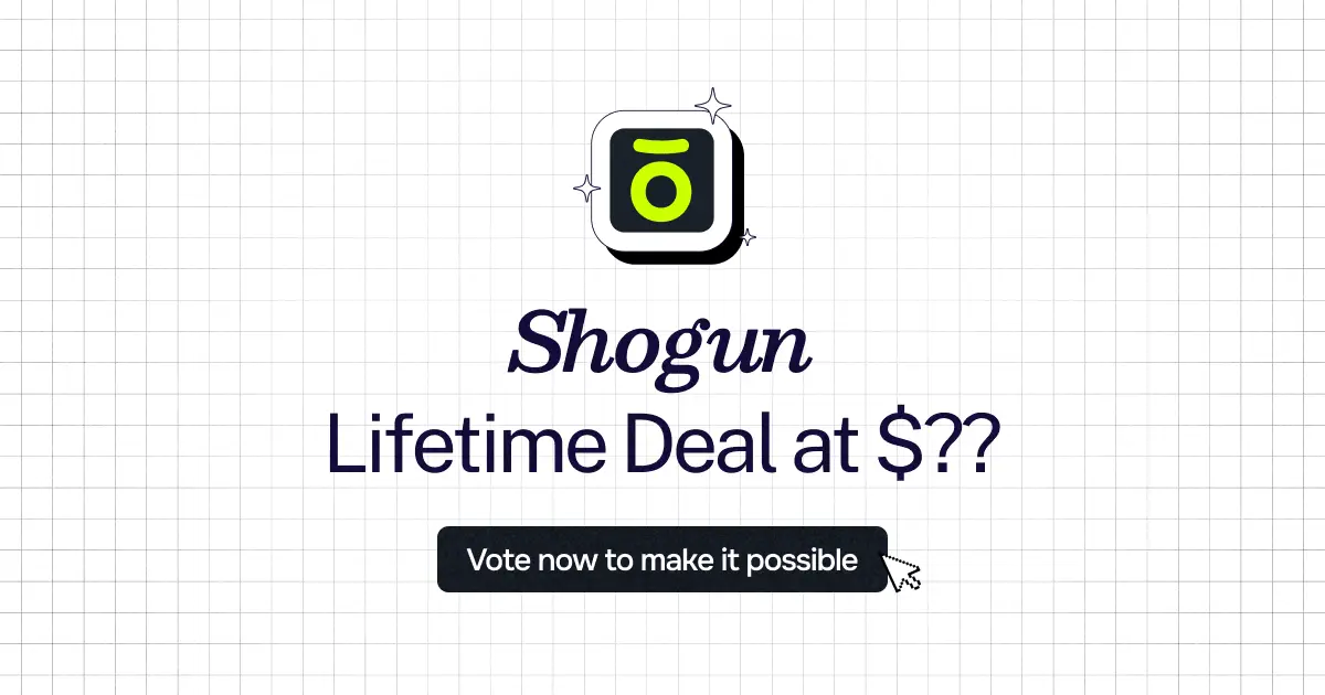 Shogun Lifetime Deal: No More Recurring Payments