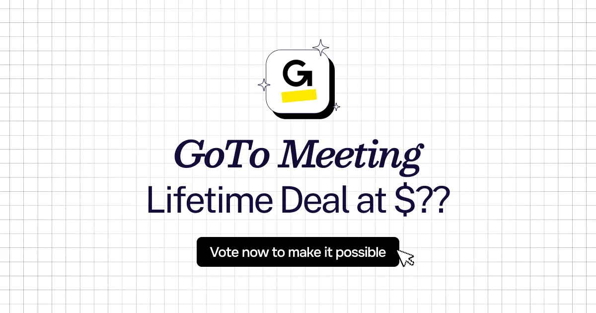 GoTo Meeting Lifetime Deal: Get Rid of Subscription Hassles