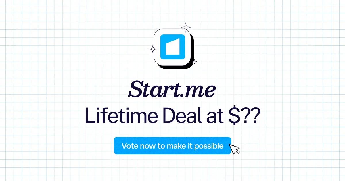 Start.me Lifetime Deal: One-Time Payment, Lifetime Access