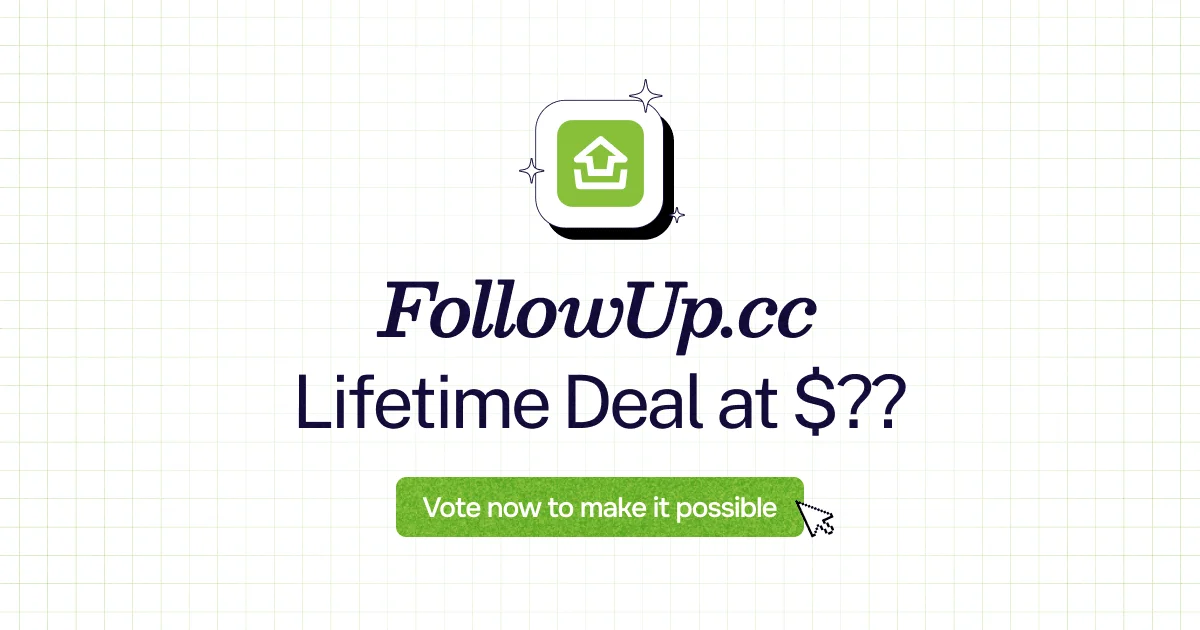 FollowUp.cc Lifetime Deal: No More Recurring Payments