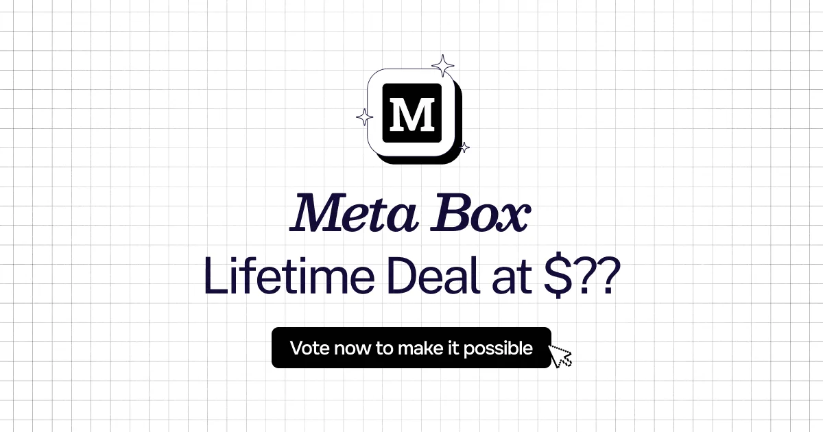 Meta Box Lifetime Deal: Escape Recurring Payments Forever
