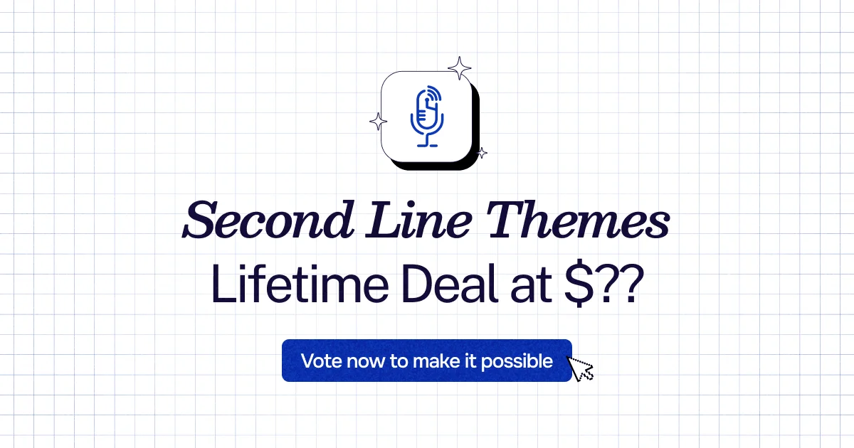 Second Line Themes Lifetime Deal: No More Recurring Payment