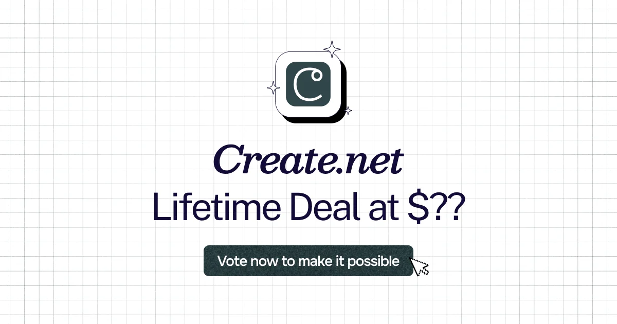 Create.net Lifetime Deal: No More Subscription Worries
