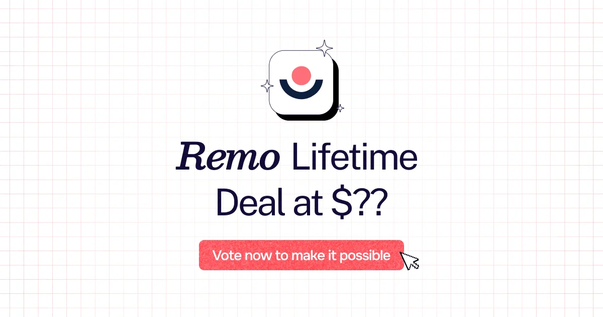 Remo Lifetime Deal: One-Time Payment, Lifetime Access