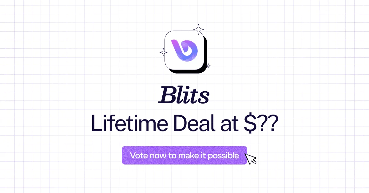 Blits Lifetime Deal: No More Recurring Expenses