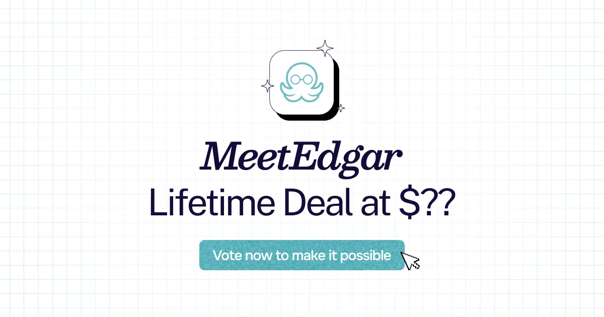 MeetEdgar Lifetime Deal: No More Subscription Worries