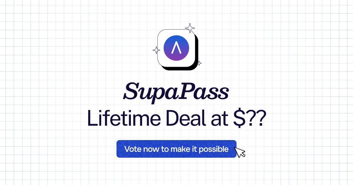 SupaPass Lifetime Deal: Eliminate Subscriptions