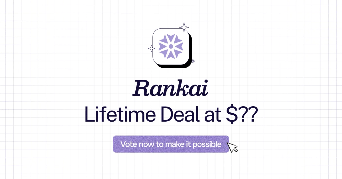 Rankai Lifetime Deal: No More Subscription Hassles