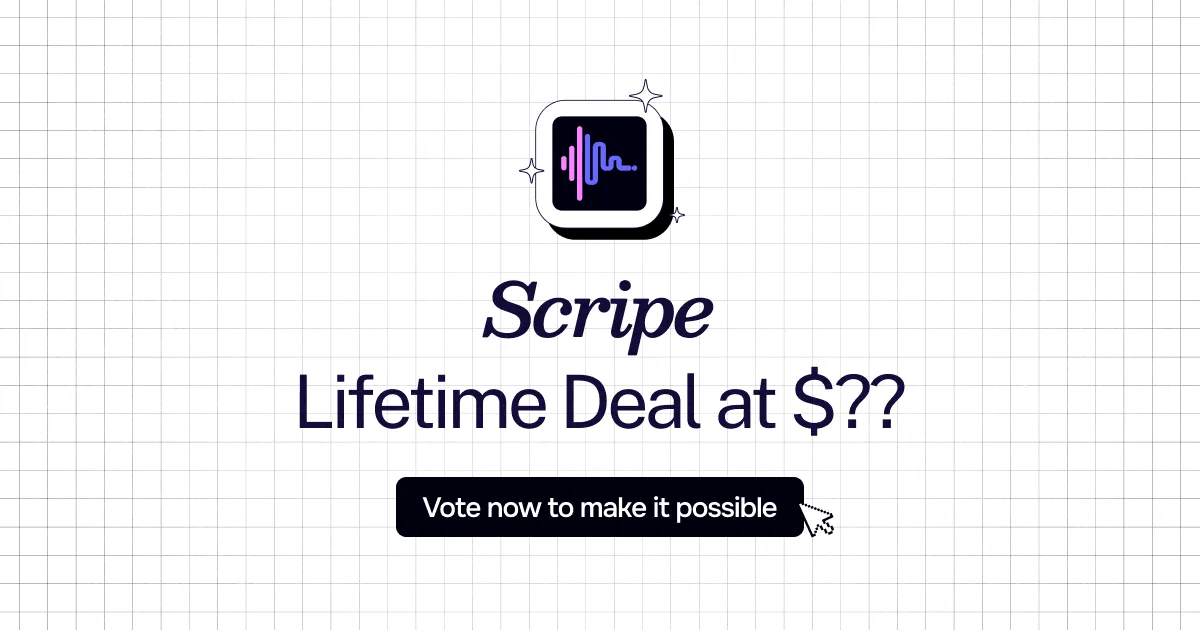 Scripe Lifetime Deal: No More Recurring Expenses