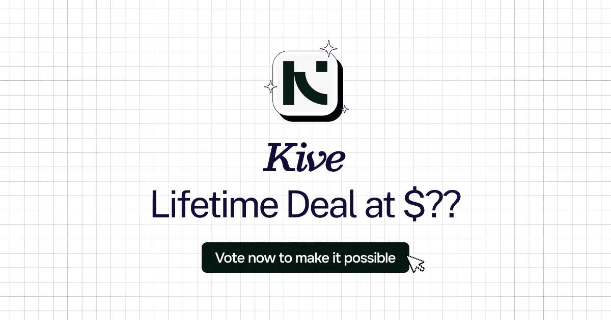 Kive Lifetime Deal: End Recurring Payments